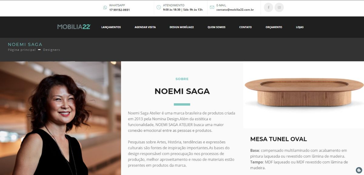 Noemi Saga | Designer Mobília 22
